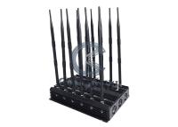 China DC 12V GPS Signal Jammer Mobile Phone WIFI LOJACK Signal Blocker 12 Antenans for sale