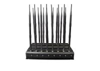 China Desktop 16 Channel WIFI Jamming Device Mobile Phone GPS LOJACK Signal Blocker for sale
