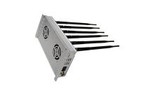China GSM 3G 4GLTE High Power Signal Jammer 6 Omni Antennas 2 Cooling Fans Inside for sale