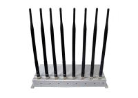 China 17W Cell Phone Signal Interrupter , 8 Antennas Device To Block Mobile Phone Signal for sale