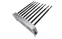 China 17W Cell Phone Signal Interrupter , 8 Antennas Device To Block Mobile Phone Signal for sale