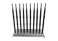 China 10 Bands 5G Signal Jamming Device Mobile Phone WIFI Shielding 2-30m Radius Range for sale