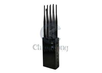 China AC 110 -220V High Gains 8 Antennas Handheld Signal Jammer for sale