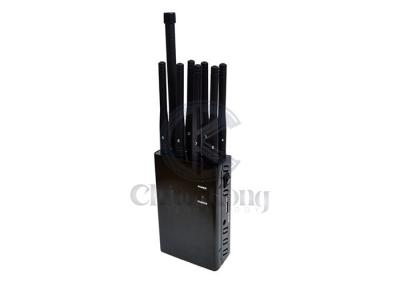 China Handheld GSM 3G 4G GPS WIFI Signals 8 Antennas LOJACK Signal Jammer for sale