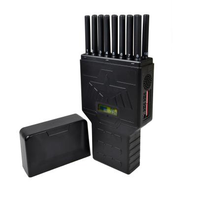 China LCD Display WIFI GPS 3G 4GLTE 5G Cell Phone Signal Jammer for sale