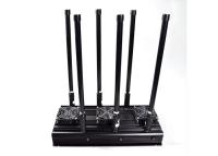 China 2.4G 5.8G GPSL1L5 Singals 6 Bands Drone Signal Jammer 500m for sale
