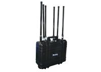 China 20-120m Radius Mobile Phone 2G 3G 4G 100W 100m Manpack Jammer for sale