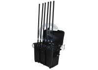 China Pelican Case 4 Cooling Fans 200W Drone Signal Jammer 2500MHz for sale