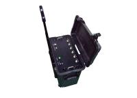 China Pelican Case 4 Cooling Fans 200W Drone Signal Jammer 2500MHz for sale