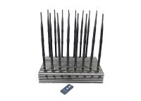 China 16 Antennas 7 Cooling Fans 101 Watt 5G Mobile Phone Signal Jammer for sale
