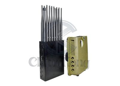 China 2dbi 16 Antennas 25m 5G Mobile Phone Jammer With Nylon Cover for sale