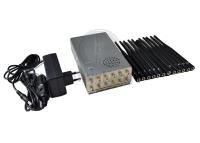 China Omni Antennas 8.4W 25m 12 Bands GPS Signal Jammer Portable for sale