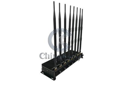China Adjustable Power 3G 4G 8 Bands LOJACK Signal Jammer for sale