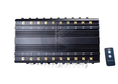 China 40m 20 Antennas WIFI Signal Jammer 2G 3G 4G 5G Walkie Talkie for sale