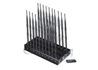 China 20 Antennas 40m Mobile Phone Jammer For 5GLTE 4G GPS LOJACK for sale