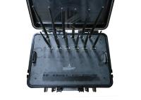 China Hidden 60 Meters Manpack Jammer High Power 5G Suitcase 12 Antennas for sale