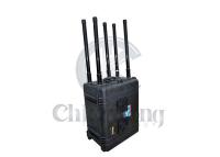 China 6 Bands 300W Blocking Up To 300m High Power Portable 5G Signal Jammer for sale