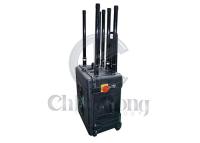 China 6 Bands 300W Blocking Up To 300m High Power Portable 5G Signal Jammer for sale