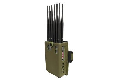 China WiFi GPS Lojack Signal Isolator AC240V 20m Mobile Phone Inhibitor 12 Antennas for sale