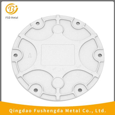 China Aluminum Die Cast Black Powder Coating Die Casting Part for sale
