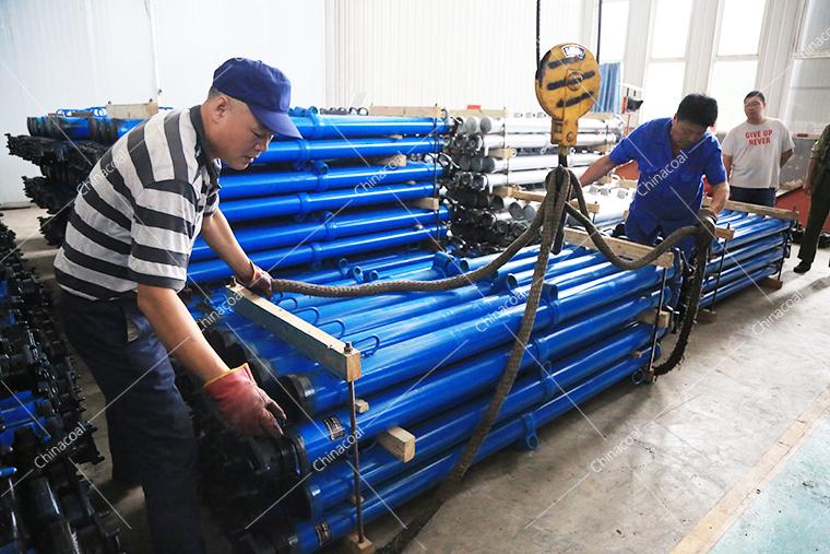 China Coal Group Sent A Batch Of Suspended Hydraulic Props To Shanxi Province China Coal Group Sent A Batch Of Suspended Hydraulic Props To Shanxi Province