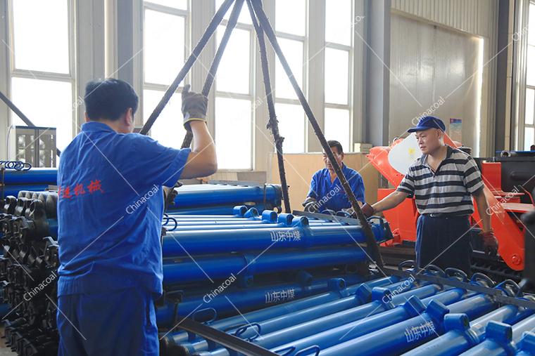 China Coal Group A Batch Of Mining Single Hydraulic Props Sent To Shanxi Province China Coal Group A Batch Of Mining Single Hydraulic Props Sent To Shanxi Province