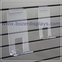 China Clear Acrylic Face Out Book Shelf for Slatwall for sale