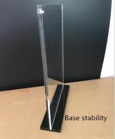 China Acrylic black bottom strong magnetic counter sign for sale