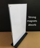 China Acrylic black bottom strong magnetic counter sign for sale