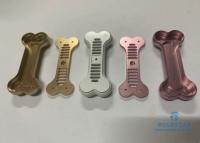 China CNC Aluminum Alloy Bone Shaped Key U Disk Shells Colorful Anodized for sale