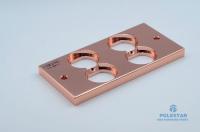 China CNC Pure Copper Power Socket Panel For Modern Homes Unmatched Conductivity for sale