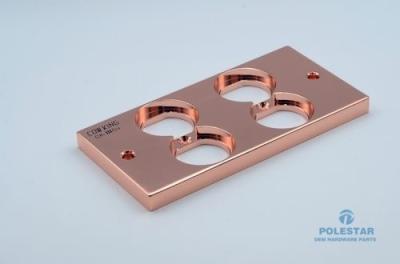 China CNC Pure Copper Power Socket Panel For Modern Homes Unmatched Conductivity for sale