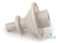 China Chemical Resistant PVC Plastic CNC Machining For Pipe Fittings for sale
