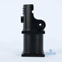 China Black Anodized Aluminum Mount Adapter CNC Flashlight Telescope Mounting Bracket for sale