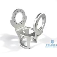 China CNC 5 Axis Aluminum Intelligent Robot Joint Arm Accessories Joint Structural Parts for sale