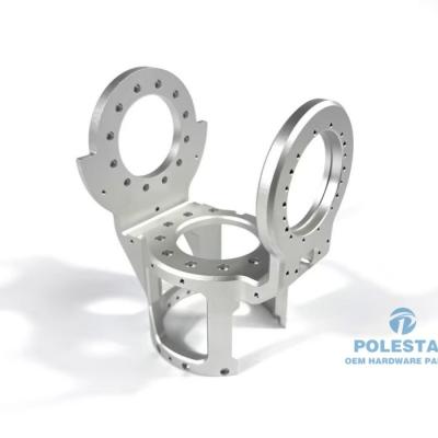 China CNC 5 Axis Aluminum Intelligent Robot Joint Arm Accessories Joint Structural Parts for sale