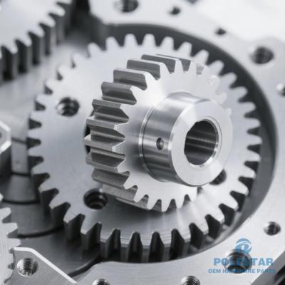 China Titanium Alloy CNC Custom Machined Metal Parts Agricultural Machinery Variable Speed Gear Corrosion Resistant for sale