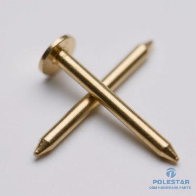 China Custom Durable CW614N Brass PCB Panel Locating Pins Excellent Electrical Conductivity for sale