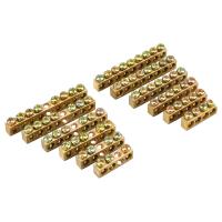 China Tin-Plated Copper Ground Bar 5 7 13-Hole M6/M8 Corrosion-Resistant Earthing Strip for sale