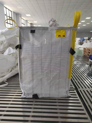China Conductive FIBC Constructed From Electrically Conductive Fabric Designed To Control Electrostatic Charges By Grounding for sale