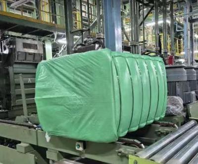 China 500kg Large Capacity Polyester Staple Fiber Bulk Bag With Full Open Top For Recycled Fiber Packaging for sale