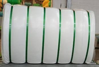 China Laminated Moisture Resistant Polyester Staple Fiber Bulk Bag For Textile Fiber Storage for sale