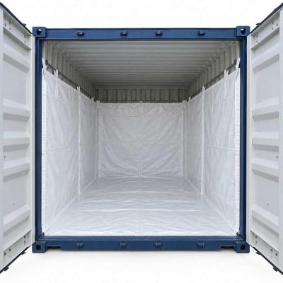 China Four Panel Container Liner Bags With Full Open Top For Grain And Seed Bulk Transportation for sale