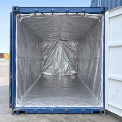 China 20ft 40ft Container Liner Bags With Discharge Spout For Mineral Powder And Granular Cargo for sale