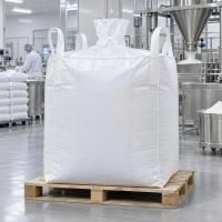 China 200 G/M2 Food Grade Baffle Bulk Bag For Food Additives Four Lifting Loop FIBC for sale