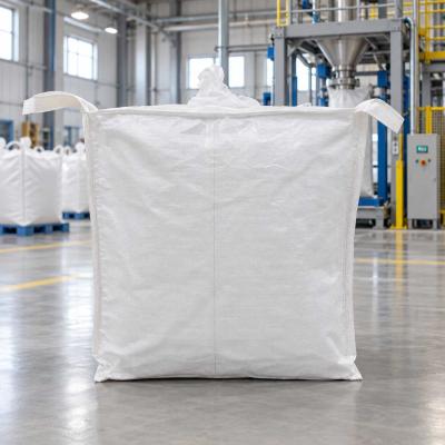 China 1000kg Sugar Bulk Bag With Filling And Discharge Spout For Automatic Sugar Handling for sale