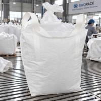 China White Food Grade FIBC Bulk Bag With PE Liner For White Sugar Storage And Transportation for sale