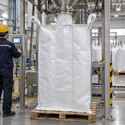China Custom High Strength Food Grade PP Bulk Bag For Flour Packaging for sale