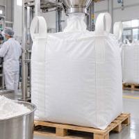 China White PP Food Grade Bulk Bag With Reinforced Lifting Loops For Food Additive Packaging for sale