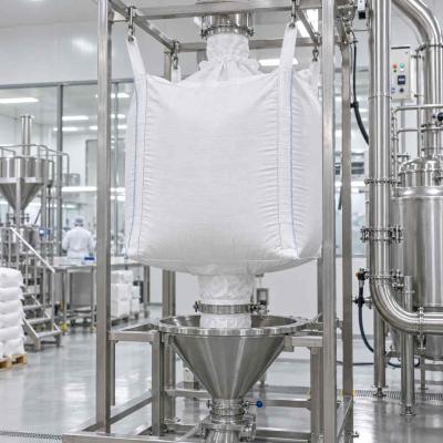 China 1000kg PP Woven Food Grade Bulk Bag For Flour And Powder Packaging for sale